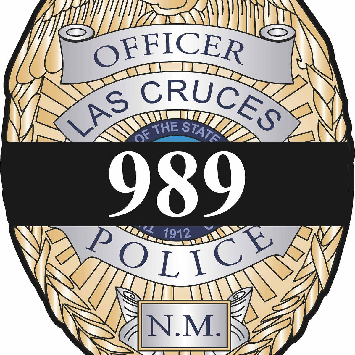 LCPD #989 Jonah Hernandez Badge Decal – House Of Grafix